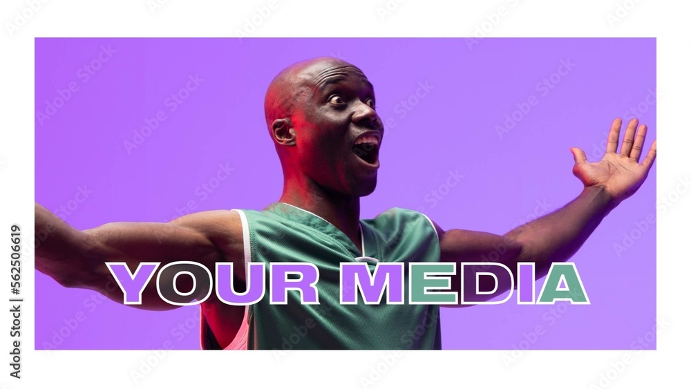 Minimal Smooth Media Slides Stock Template | Adobe Stock