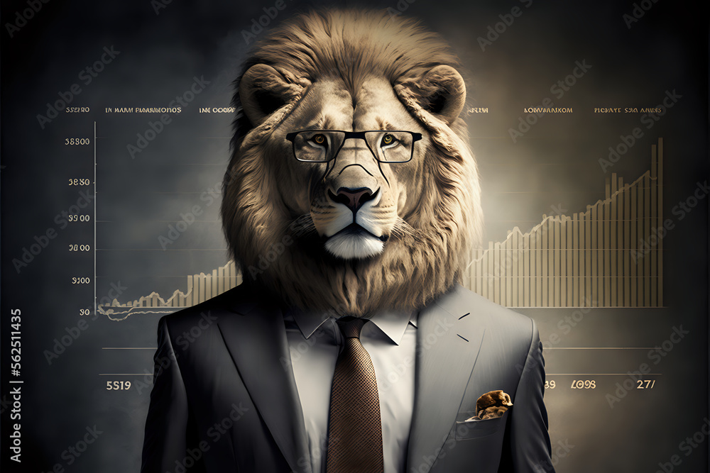Lion Boss Stock Illustration | Adobe Stock