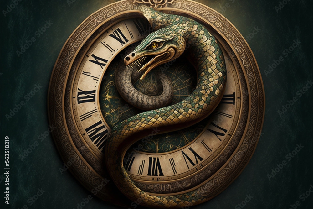 egyptian time snake 4K Stock Illustration | Adobe Stock