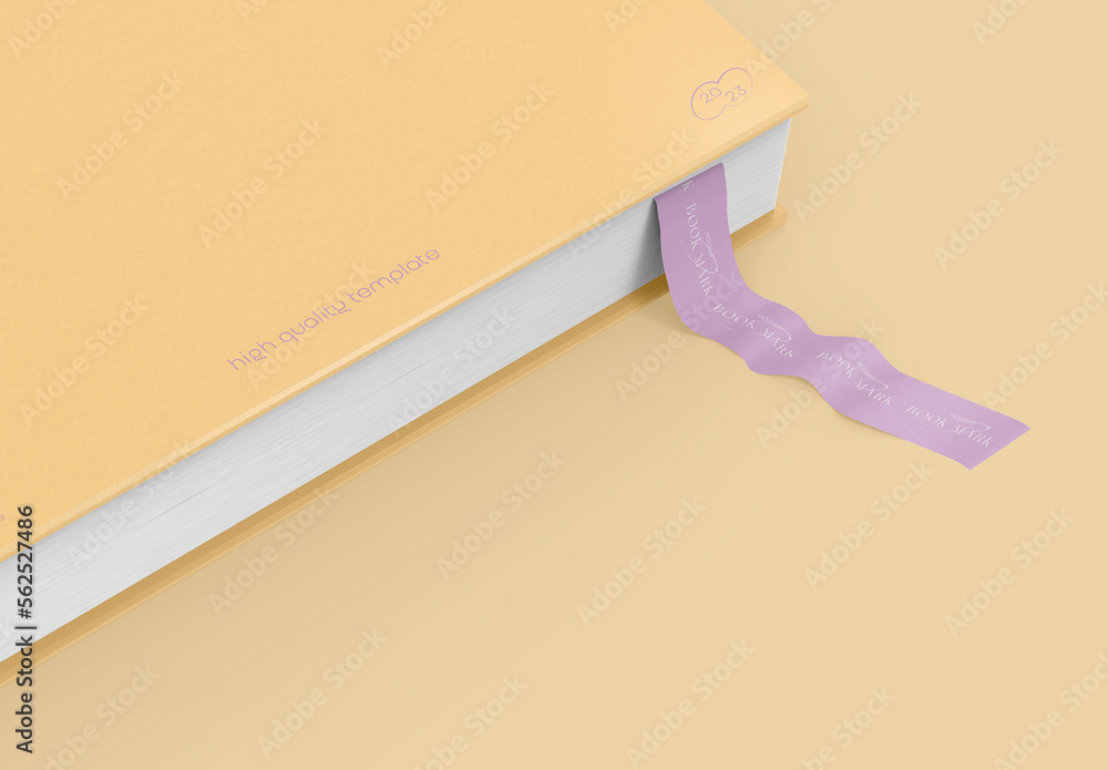 3d Bookmark Mockup Stock Template | Adobe Stock