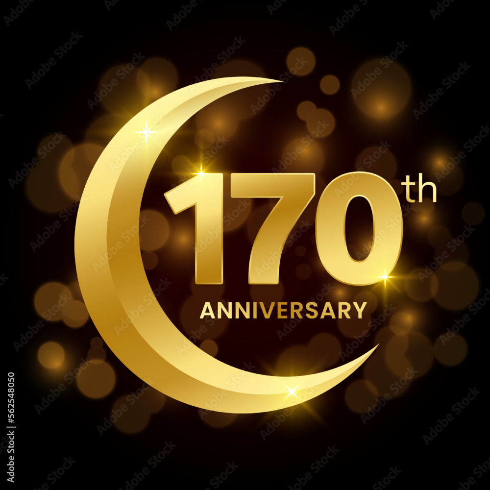 170th Anniversary Template Design Concept for Anniversary Celebration ...