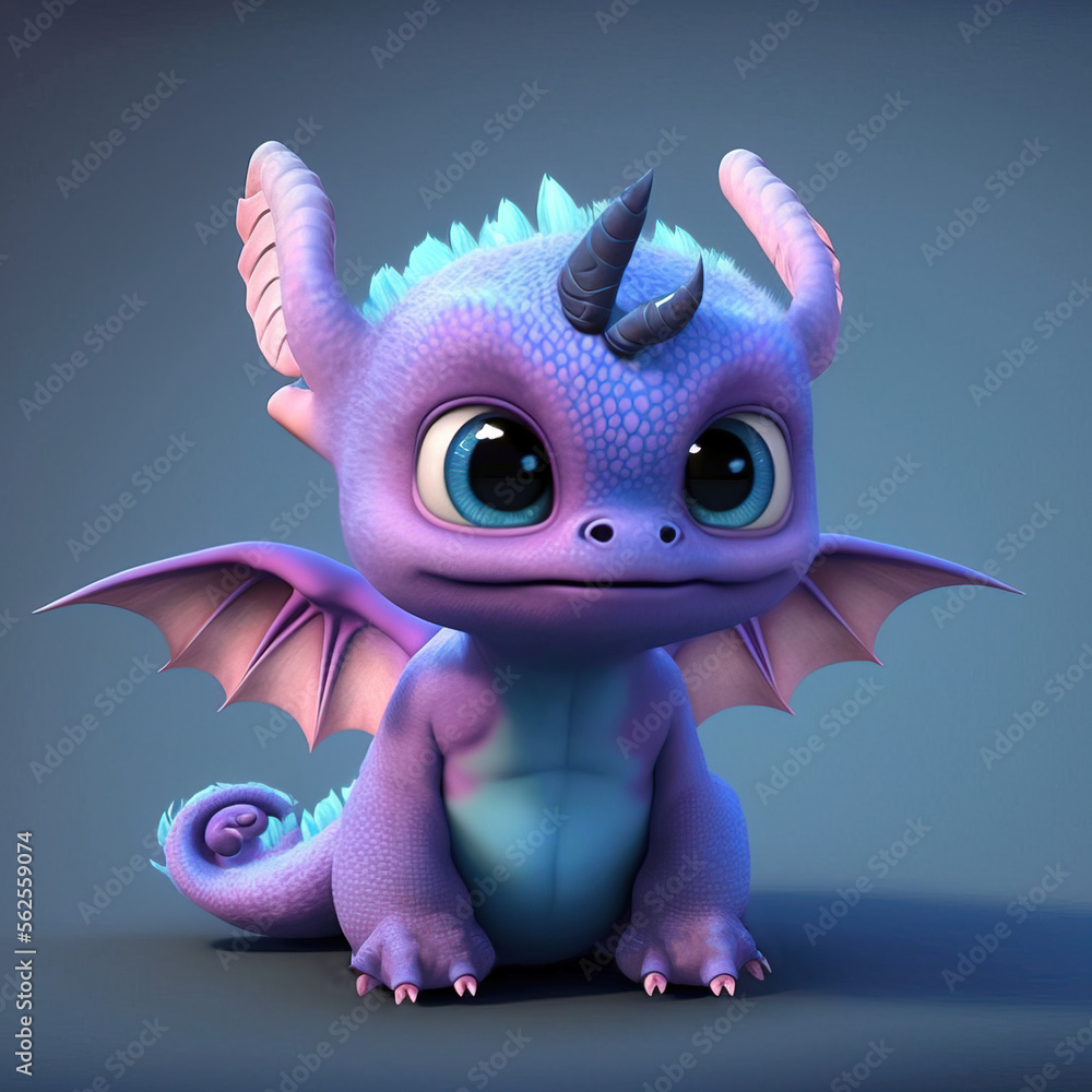 Baby Purple Dragon