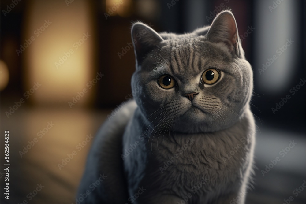 British Shorthair is the pedigreed version of the traditional British ...
