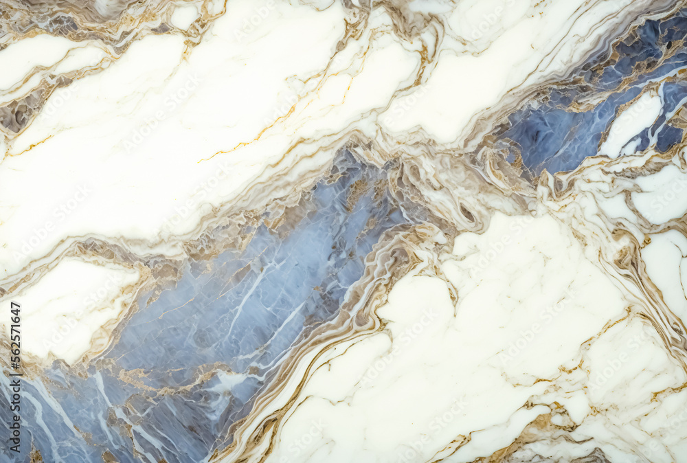 Luxury white blue Marble texture background. Panoramic Marbling texture ...