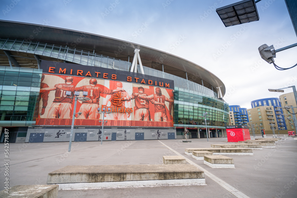 LONDON, UK - Jan 3, 2023 : Emirates football stadium home of Arsenal ...
