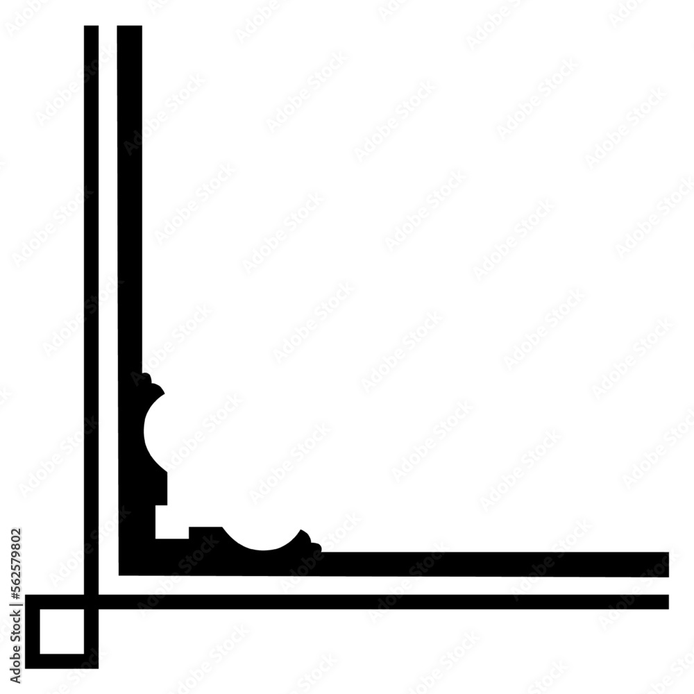 corner vector icon symbol logo clipart isolated. vector illustration ...