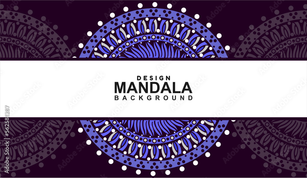 Vector mandala frame design, for your various types of advertising ...
