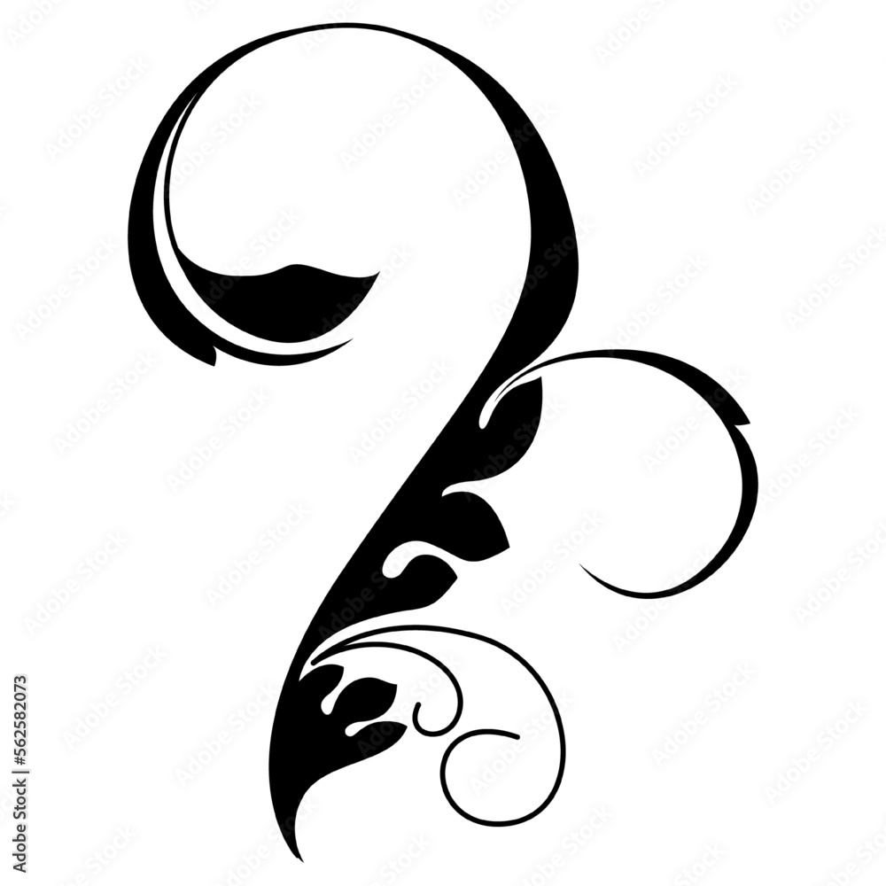 flourish vector, icon, symbol, logo, clipart, isolated. vector ...