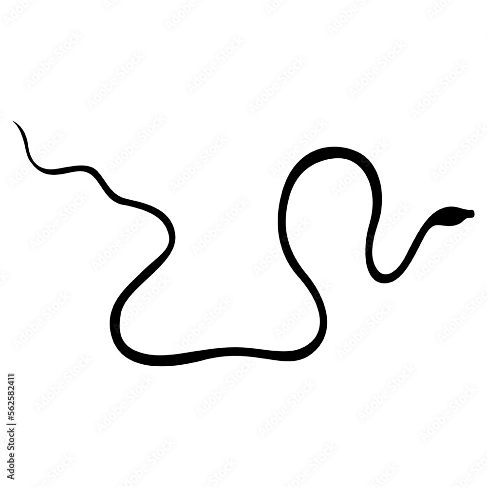 snake vector, icon, symbol, logo, clipart, isolated. vector ...