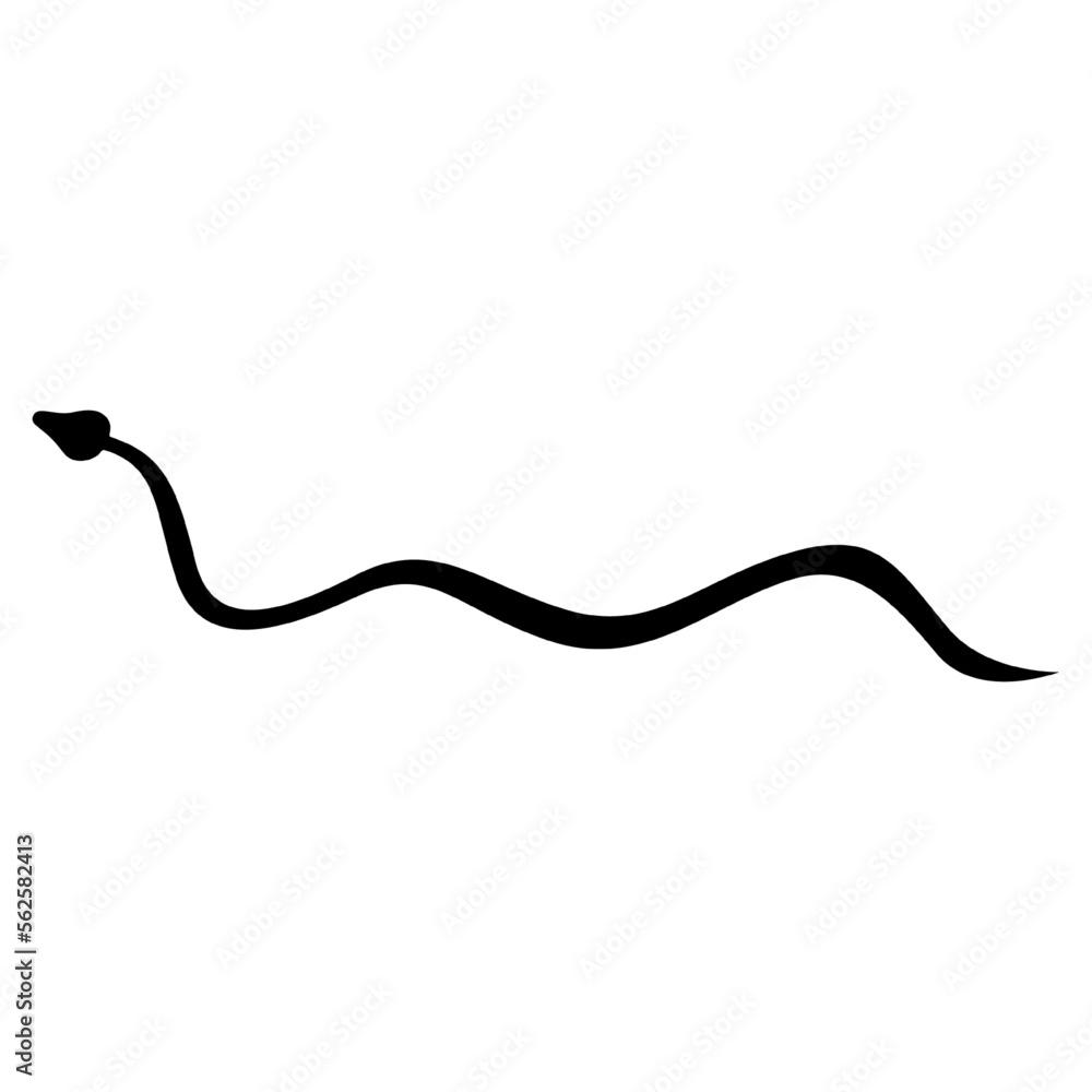 snake vector, icon, symbol, logo, clipart, isolated. vector ...