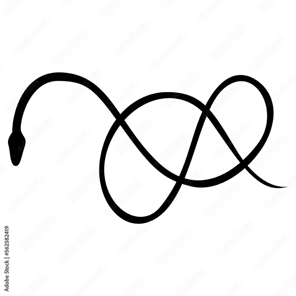 snake vector, icon, symbol, logo, clipart, isolated. vector ...