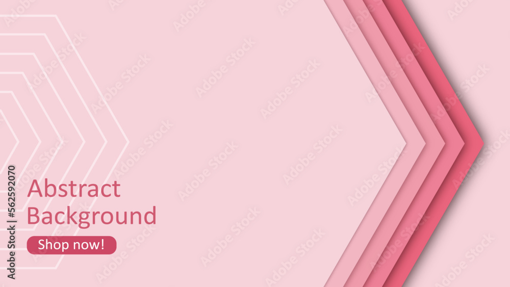 abstract pink background with 3D geometric lines background for website ...
