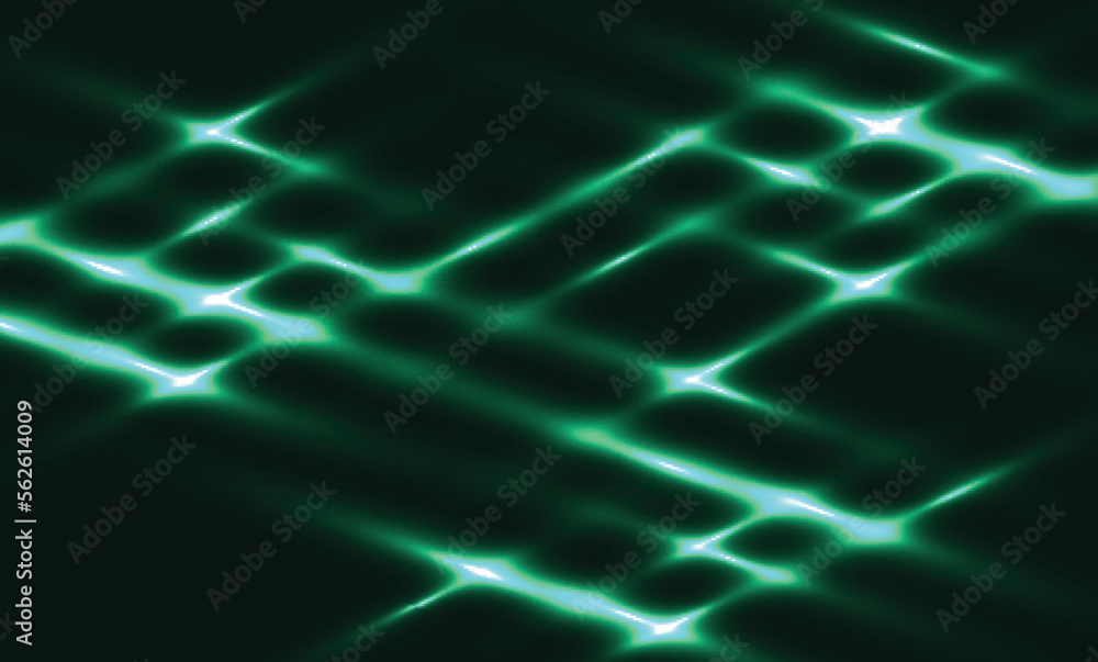 Light effect Background creative of futuristic geometric perspective ...