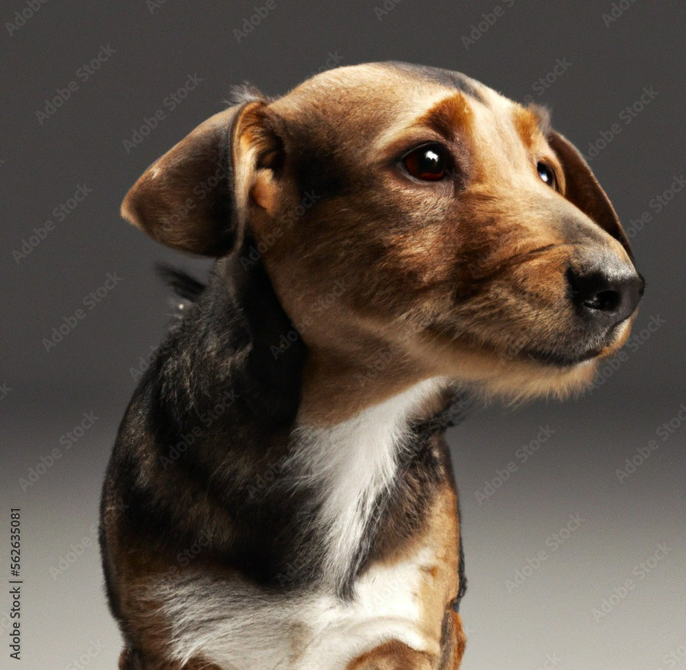 The Little Scamp: A Small Dog's Big Adventures. AI Generative ...