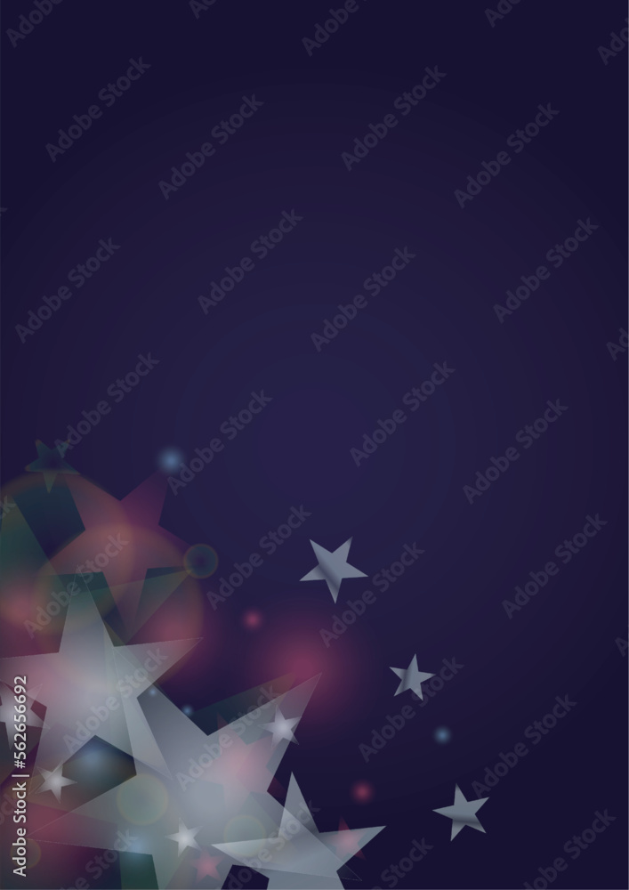 Vector Magical Glowing Background with Silver and Purple Falling Stars ...
