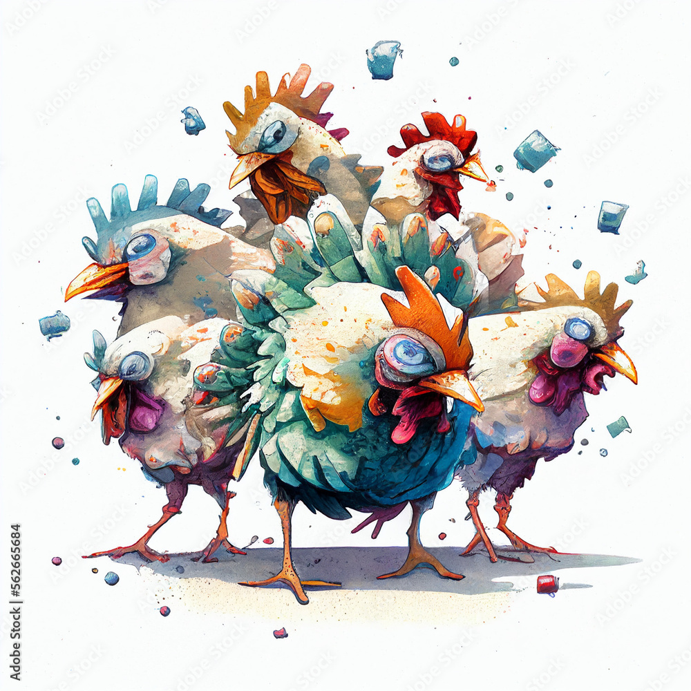 Avian Influenza, Bird Flu, Virus H5N1 Disease Outbreak in Chickens ...