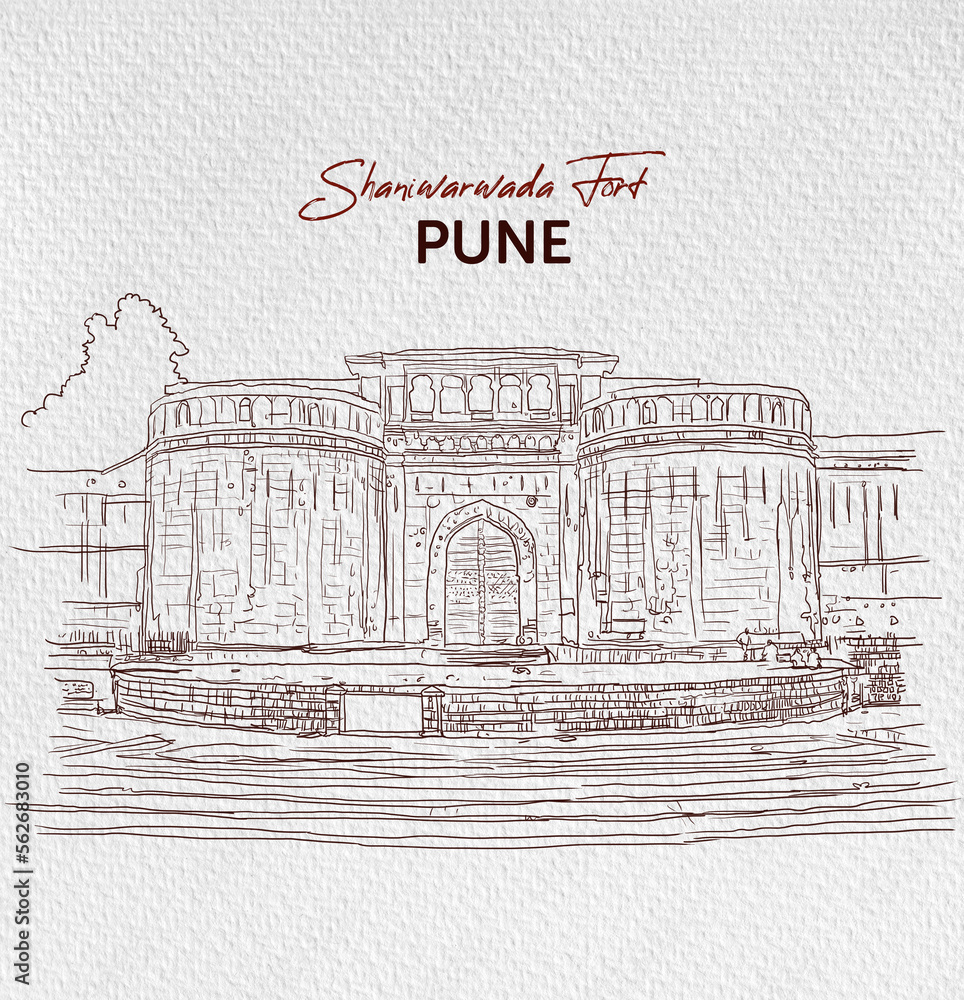 Dilli Darwaza. The Shaniwarwada Fort is a landmark site in Pune ...