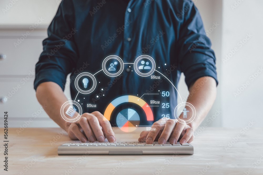 Foto de Digital transformation technology strategy, digitization and ...