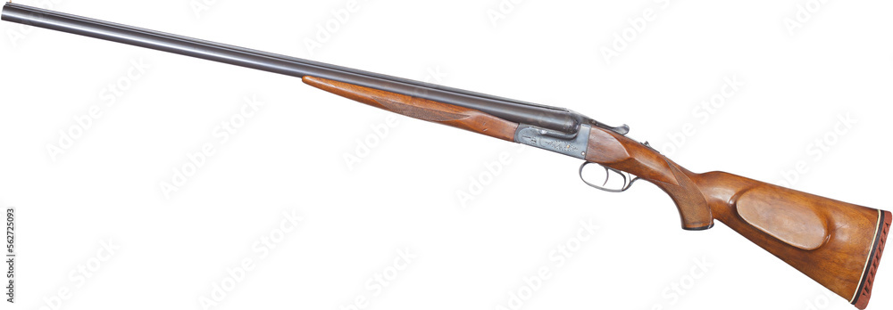 Double barrel shotgun ภาพถ่ายสต็อก | Adobe Stock