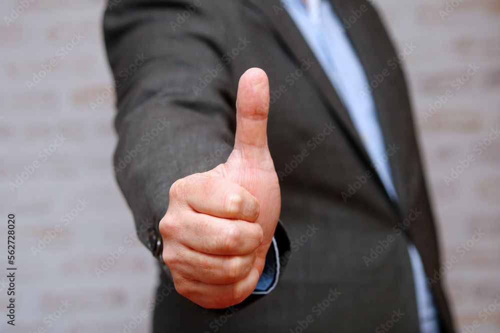 Daumen hoch ist gut Stock Photo | Adobe Stock