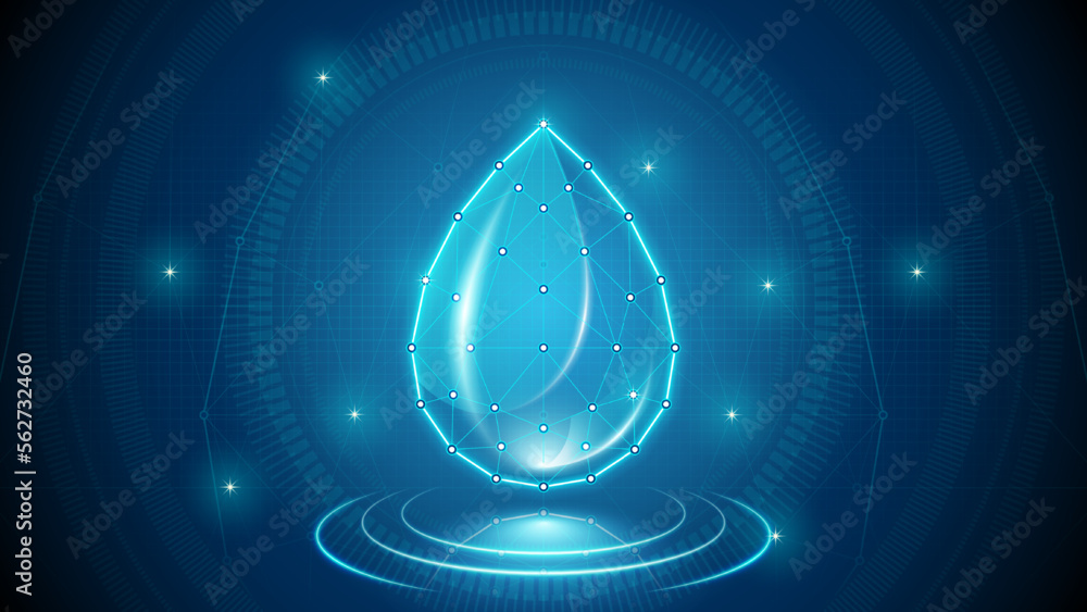 Human Blood Droplet Liquid Water Circulatory System Medical Cybernetic ...