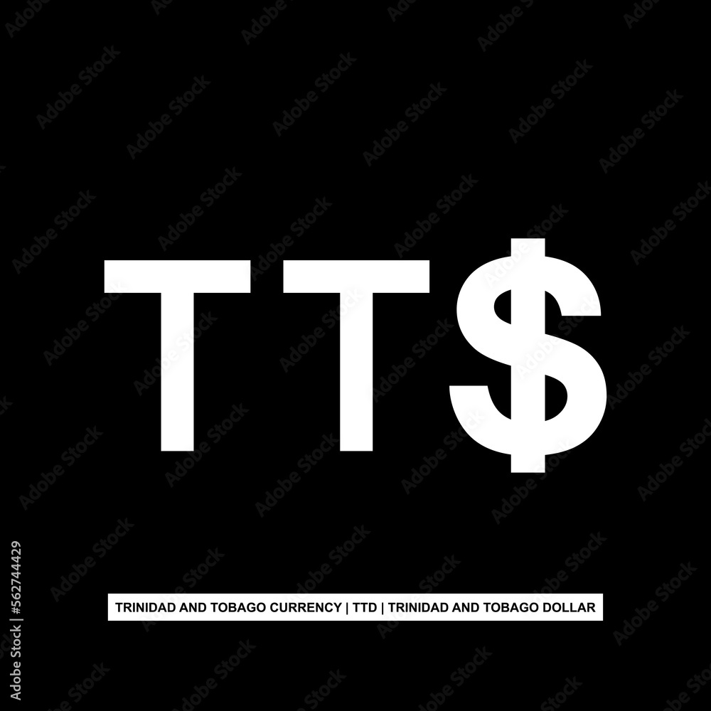 Trinidad and Tobago Currency Symbol, Trinidad and Tobago Dollar Icon ...