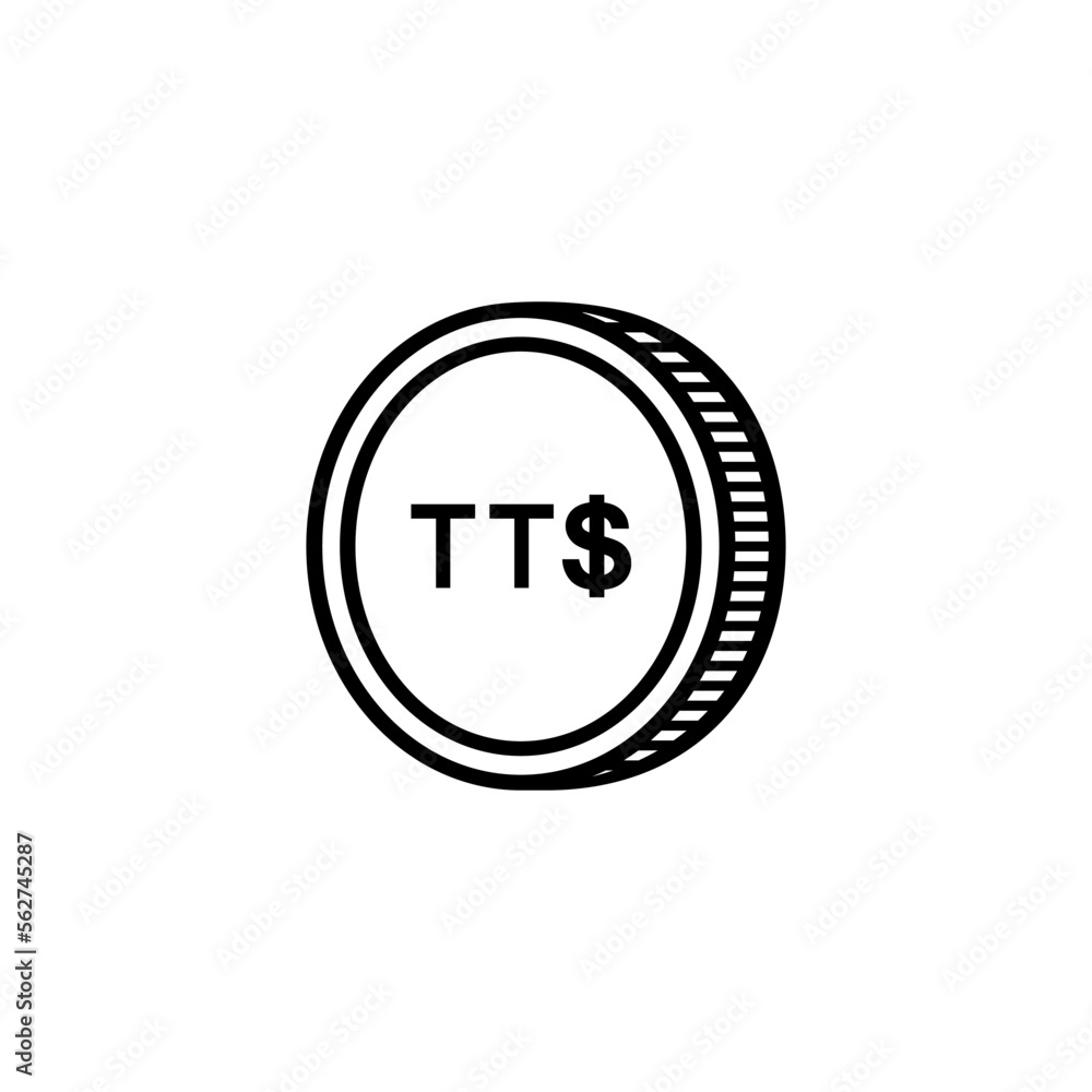 Trinidad and Tobago Currency Symbol, Trinidad and Tobago Dollar Icon ...