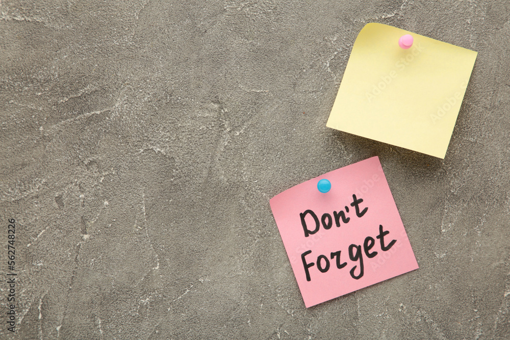 Don't forget date meeting remind reminder business concept note paper ...