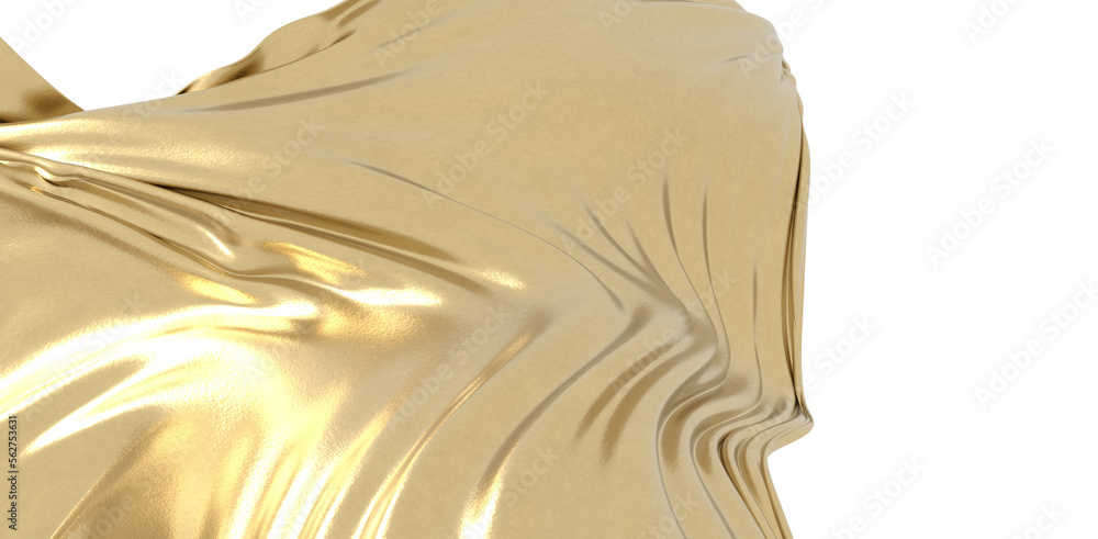 gold cloth, luxury smooth golden background, wave Stock Illustration ...