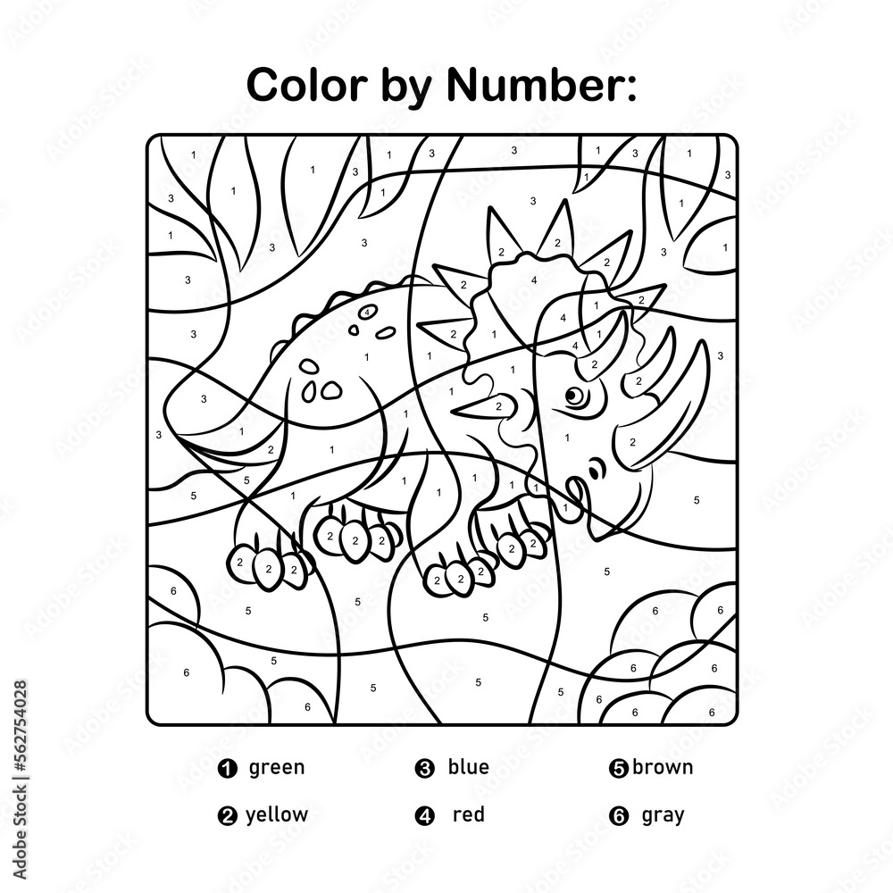 Dinosaur coloring page. Kids preschool activity coloring template Stock ...