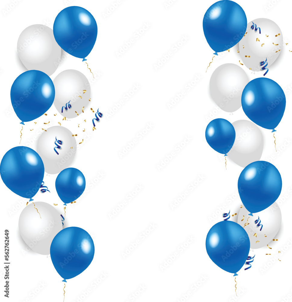Balloon Border Vector