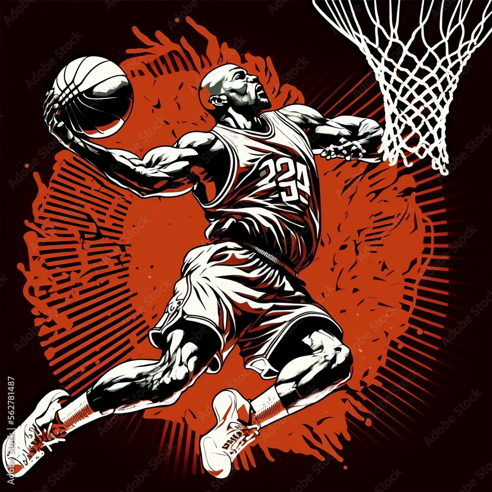 The Art of Basketball, A Tribute to the Game of Basketball Stock ...