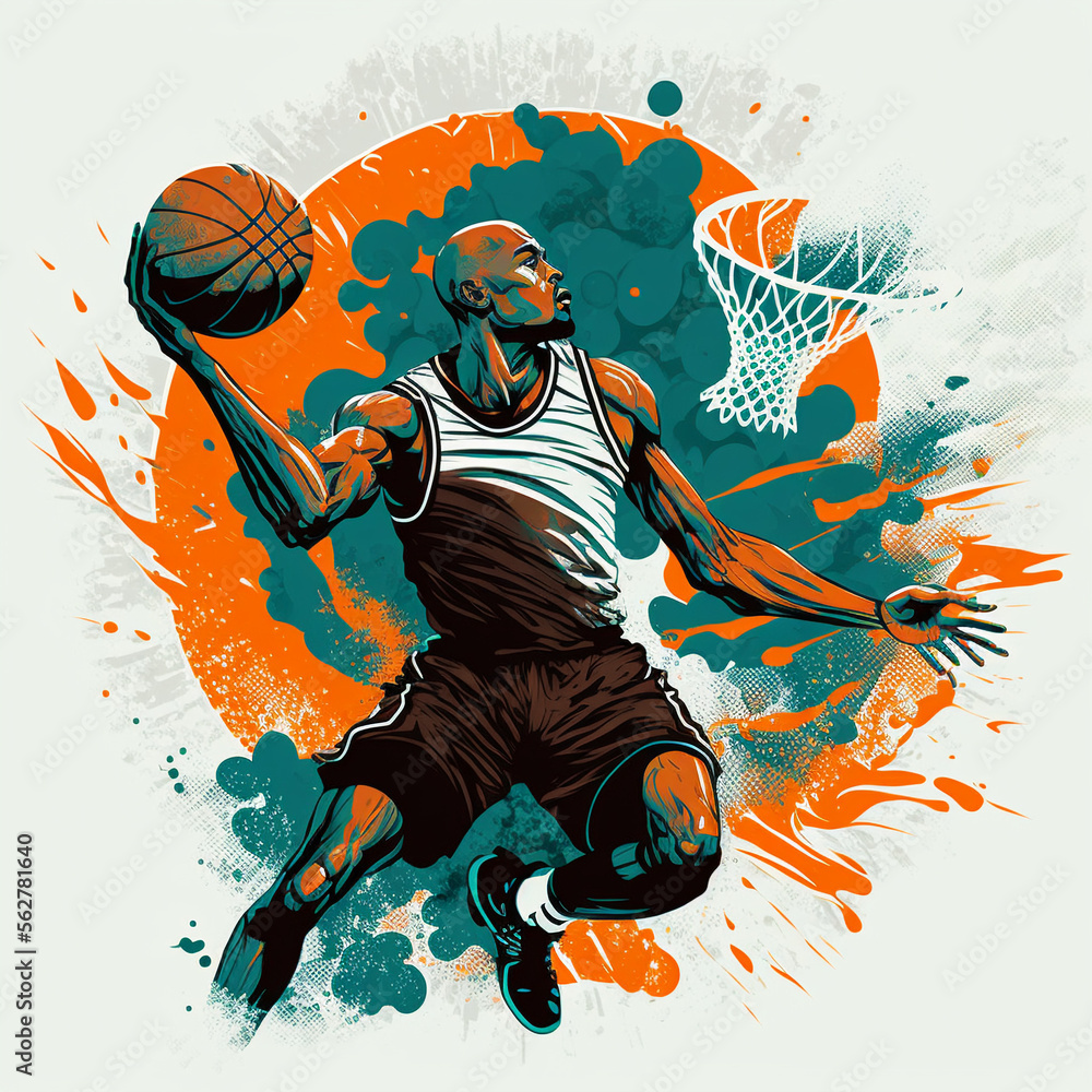 The Art of Basketball, A Tribute to the Game of Basketball Stock ...