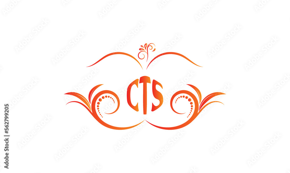 CTS Letter logo design, CTS vector logo, CTS with shape, CTS template ...