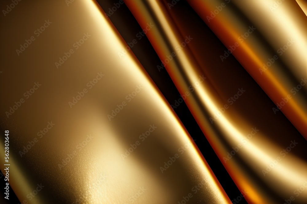 Generative AI-generated Gold Paper Sheet Texture on a Cardboard ...