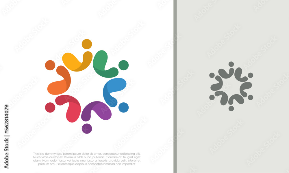Global Community Logo Icon Elements Template. Community human Logo ...