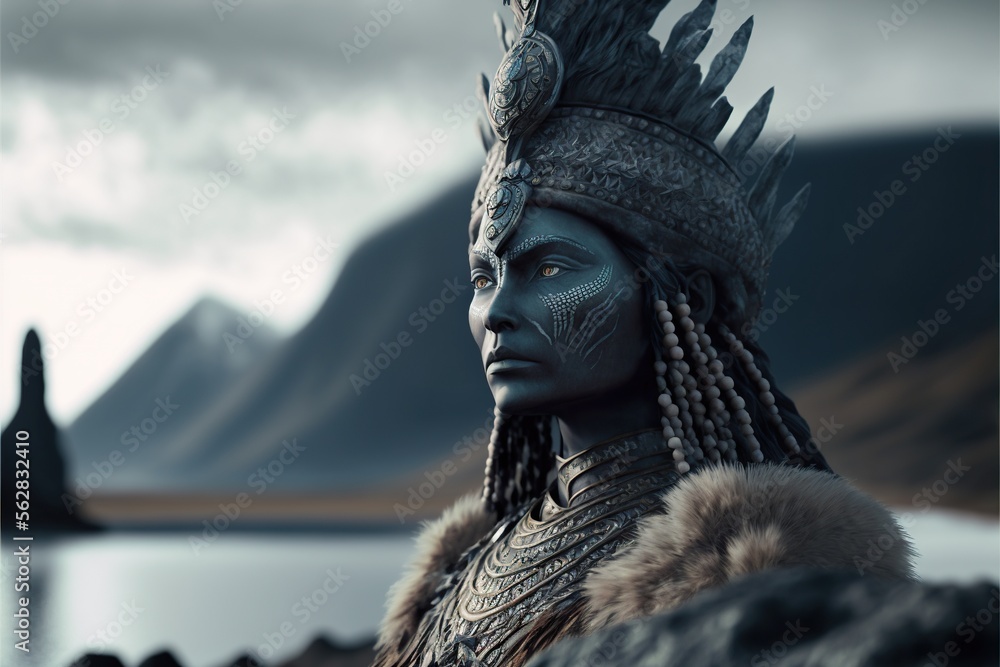 Nuliajuk, Goddess of the Netsilik Inuit. Generative AI. Stock ...