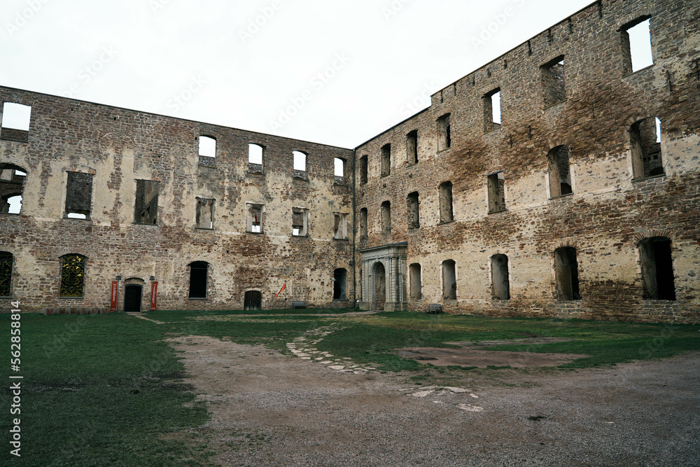 Borgholm, Sweden - 05 10 2022: Borgholm Castle. Medieval castle on the ...