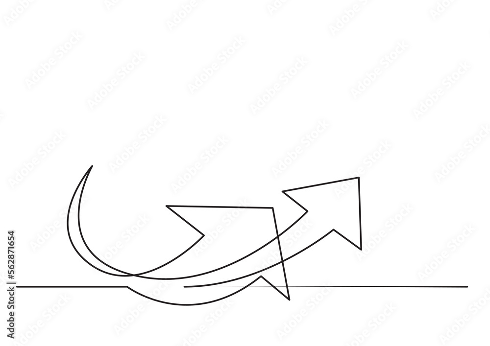 continuous line drawing vector illustration with FULLY EDITABLE STROKE ...