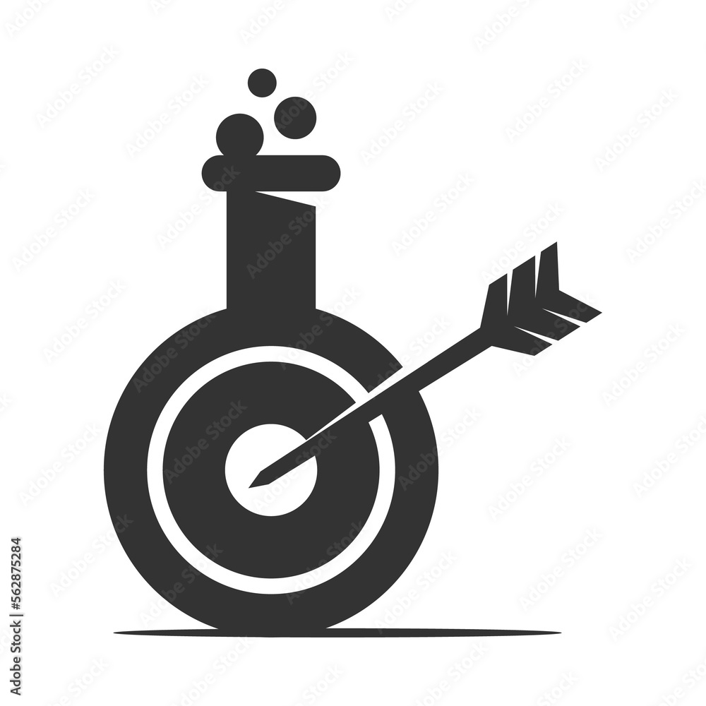 science laboratory logo template Icon Illustration Brand Identity ...