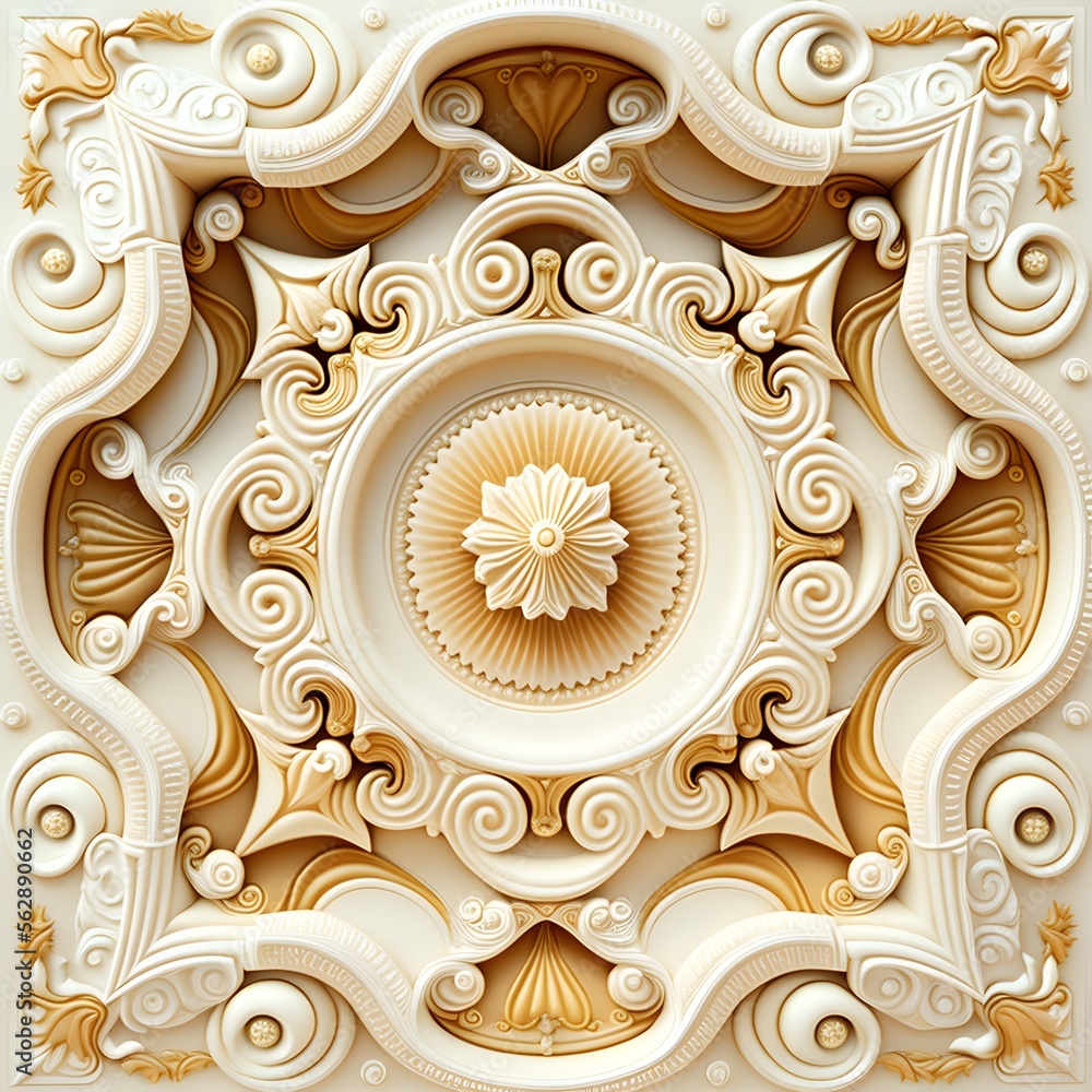 Plaster Ceiling Pattern