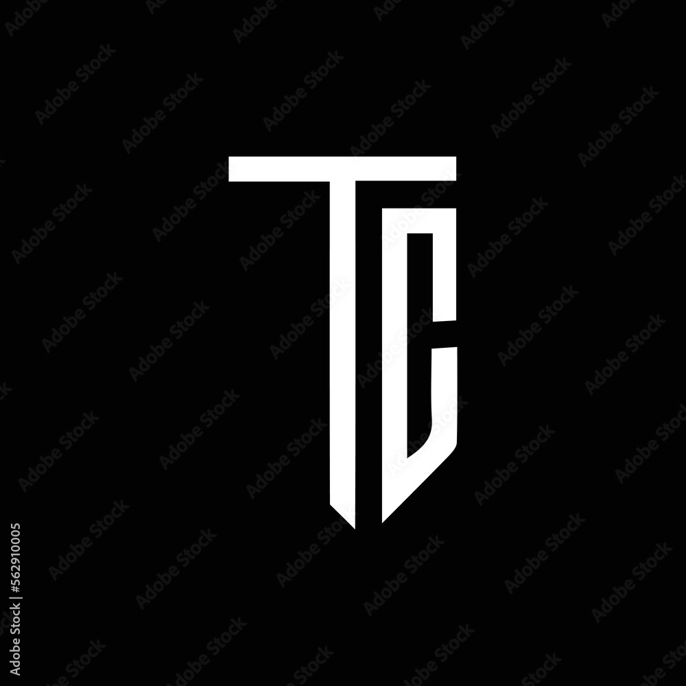 TC TC Logo Design, Creative Minimal Letter TC TC Monogram Stock Vector ...