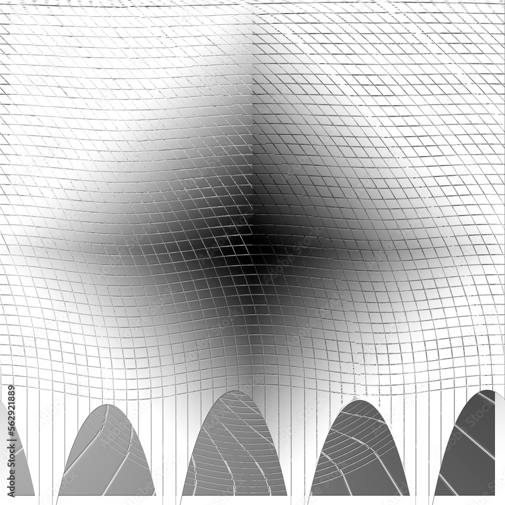 Stockillustratie black white grey abstract shapes patterns and diamond ...