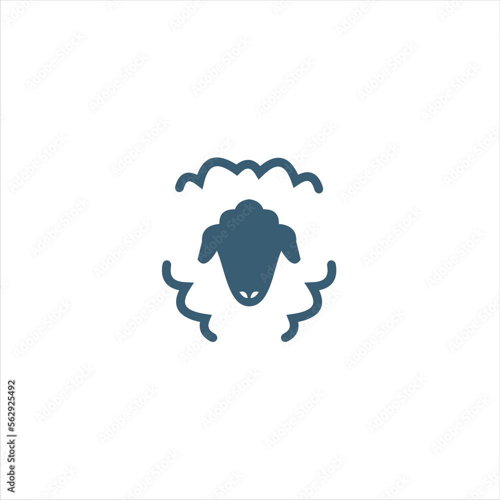 sheep logo design template, logo inspiration. Stock Vector | Adobe Stock
