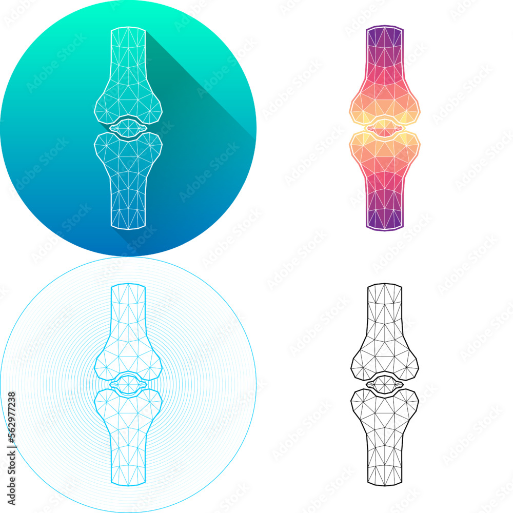 Set of Human Bone and Joint Articular Skeletal System Medical Human ...