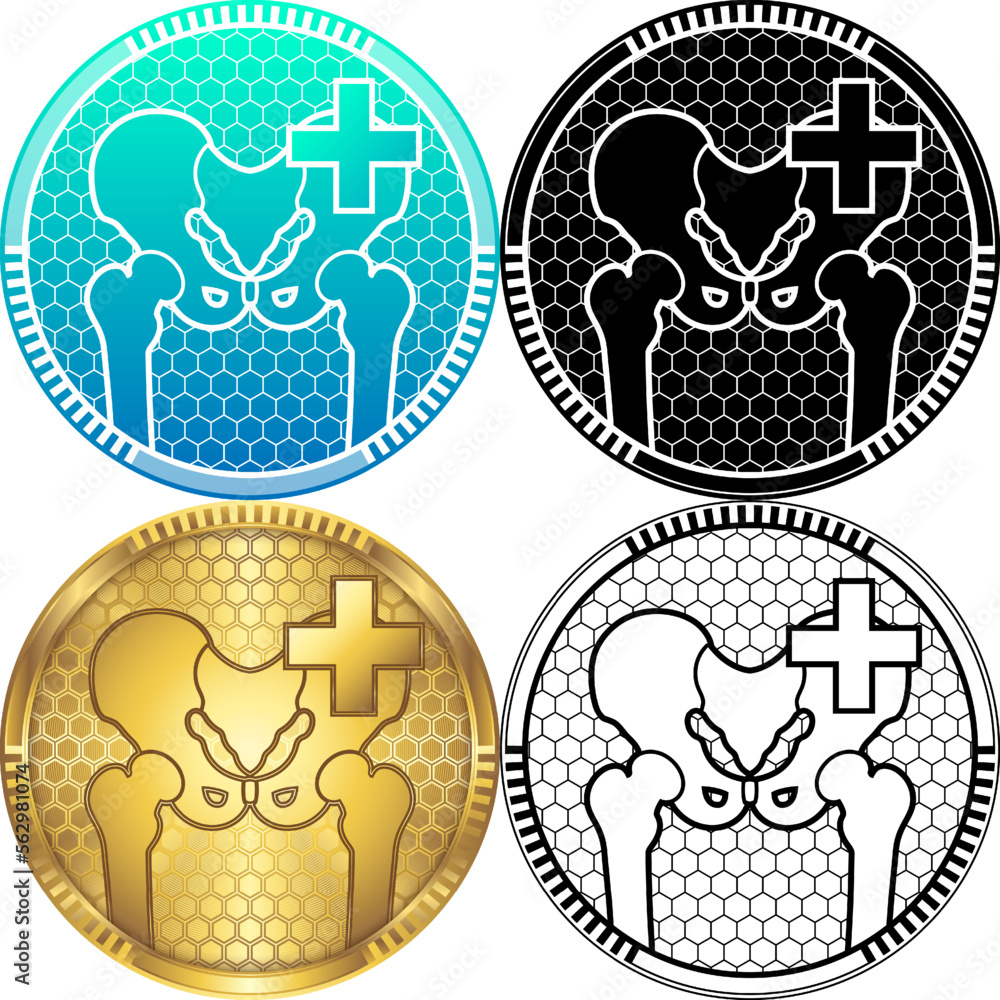 Human Hip Bone and Joint Articular Skeletal System Healthy Assurance ...