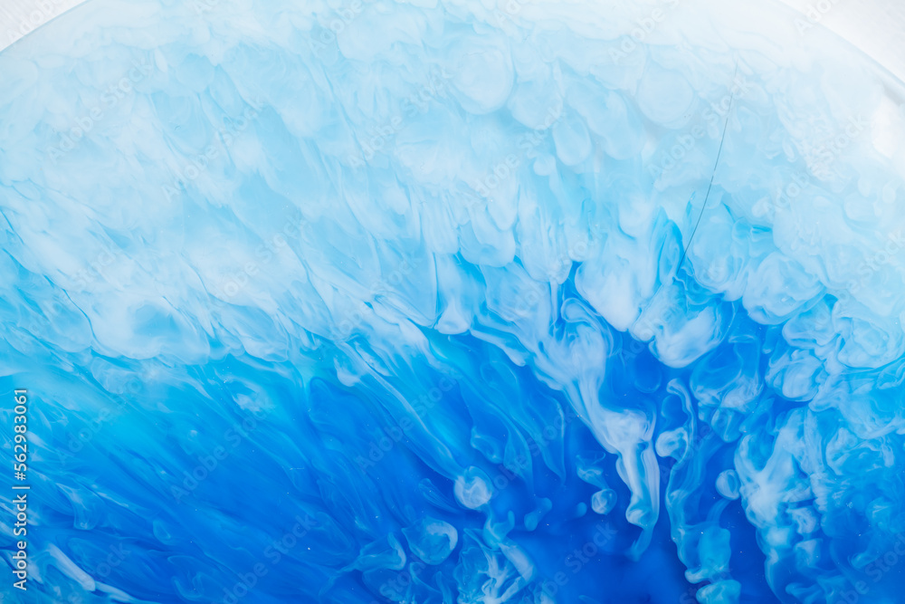 Part of original resin art, epoxy resin painting. Marble texture. Fluid ...
