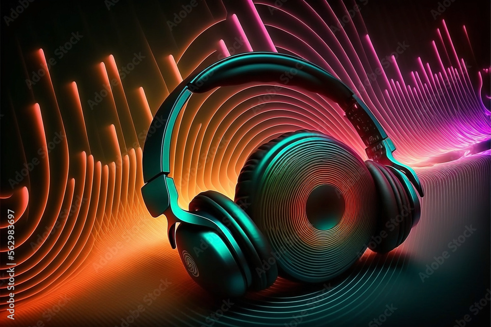 Headphones Wallpaper Abstract