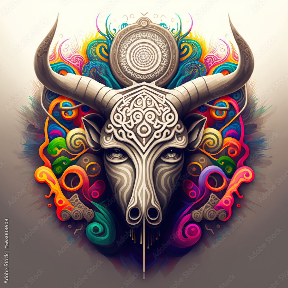 Wild animals - AI-Generated Digital Art Stock Illustration | Adobe Stock