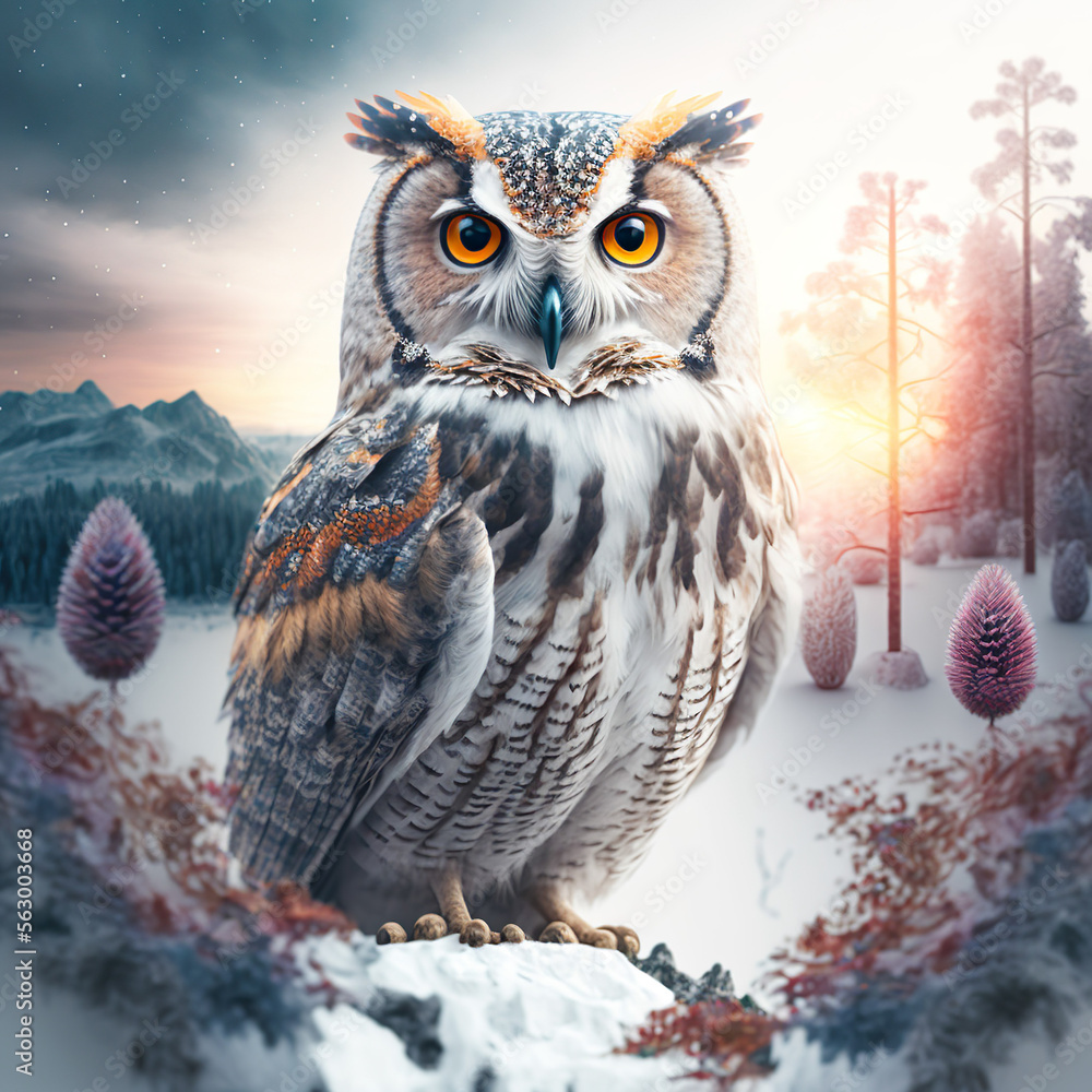 Wild animals - AI-Generated Digital Art Stock Illustration | Adobe Stock